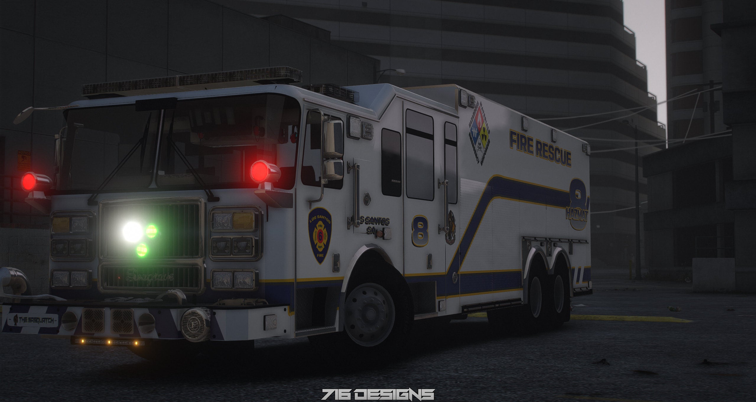 Wacker "Sasquatch" Seagrave hazmat command walkin rescue | Kickapoo Kustoms