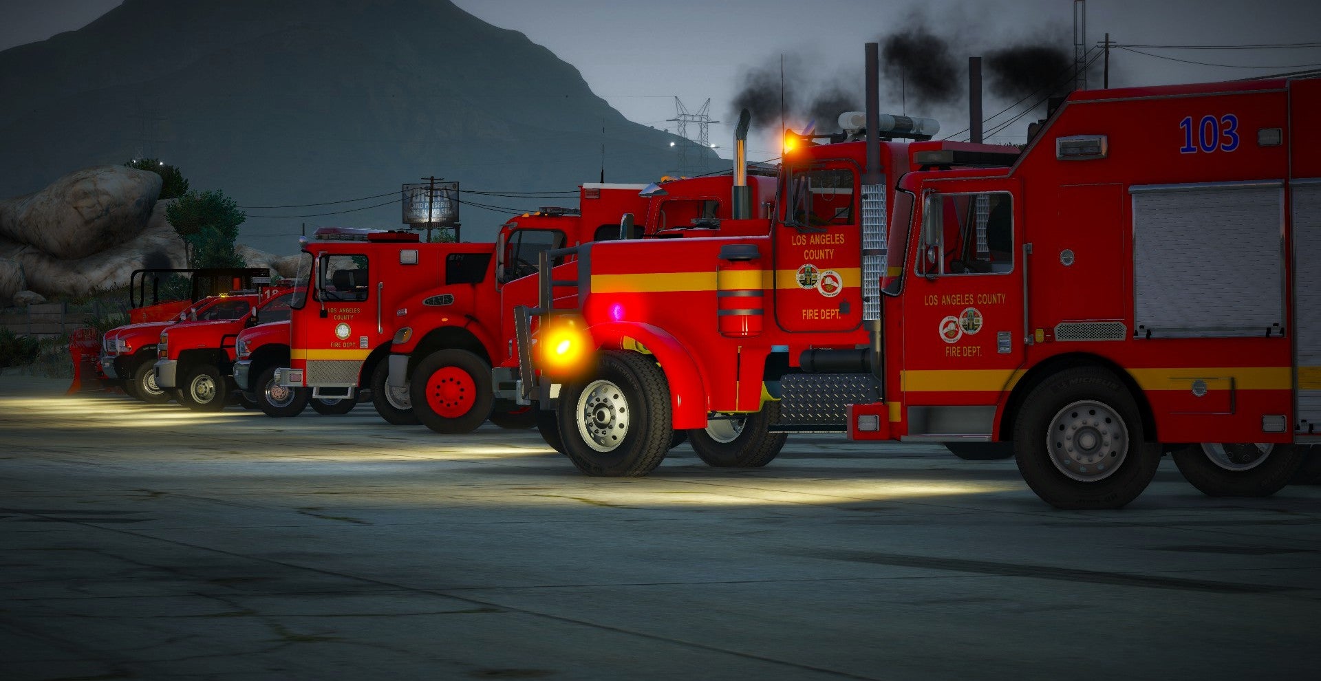 LA County Fire Department pack | Kickapoo Kustoms