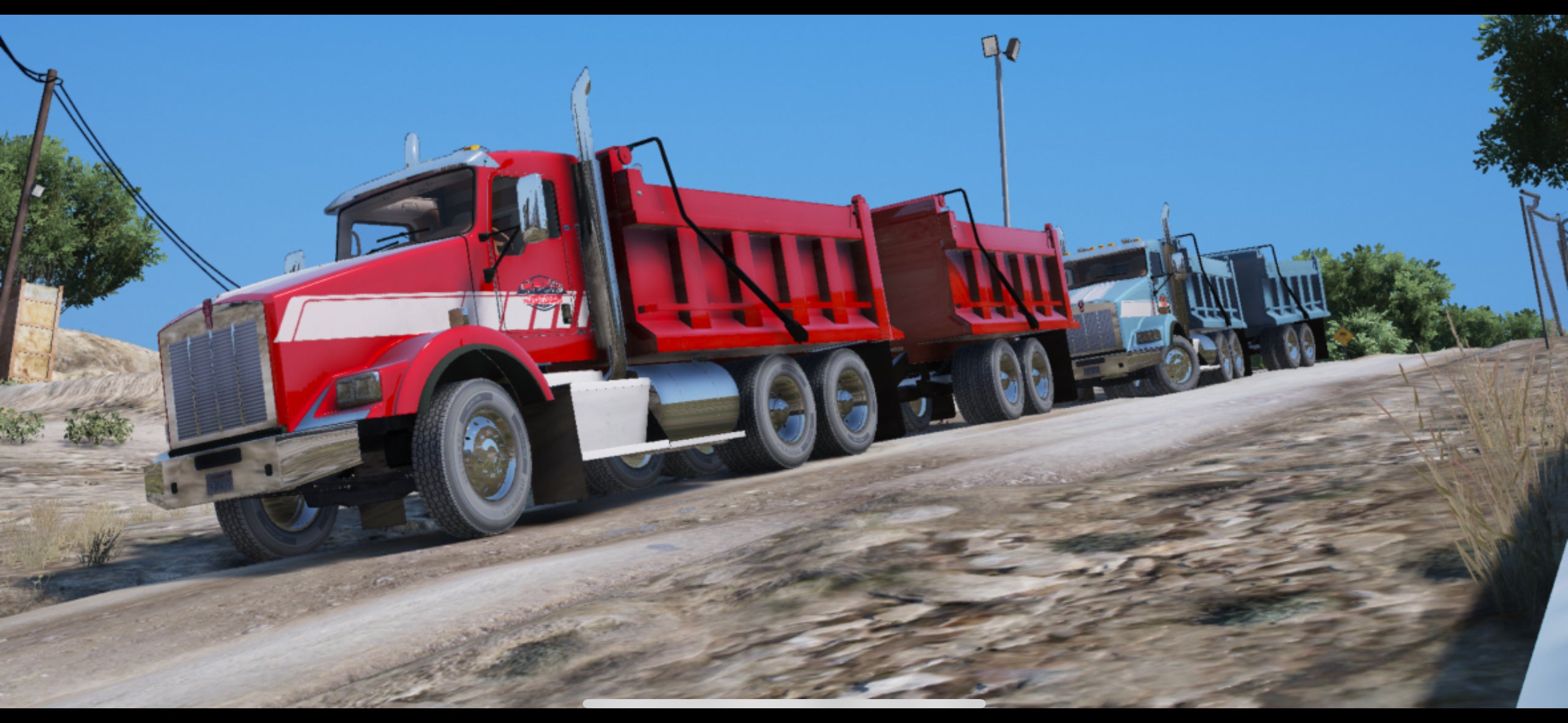 Kenworth dumptruck and trailer | Kickapoo Kustoms